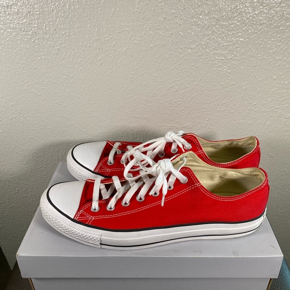 Converse | Shoes | Red Converse Chuck Taylor | Poshmark